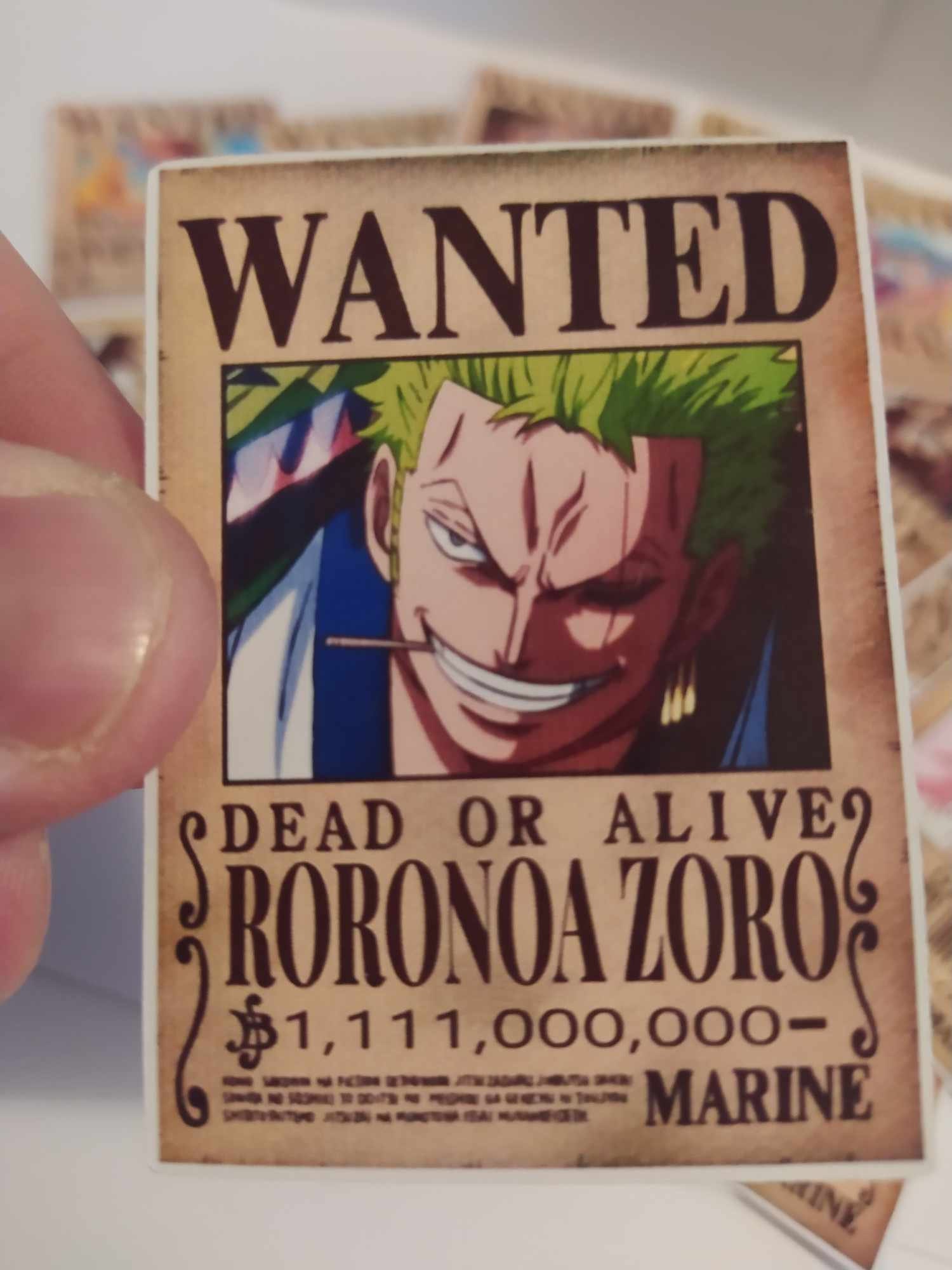 One Piece Wanted Stickers Bundle - Etsy