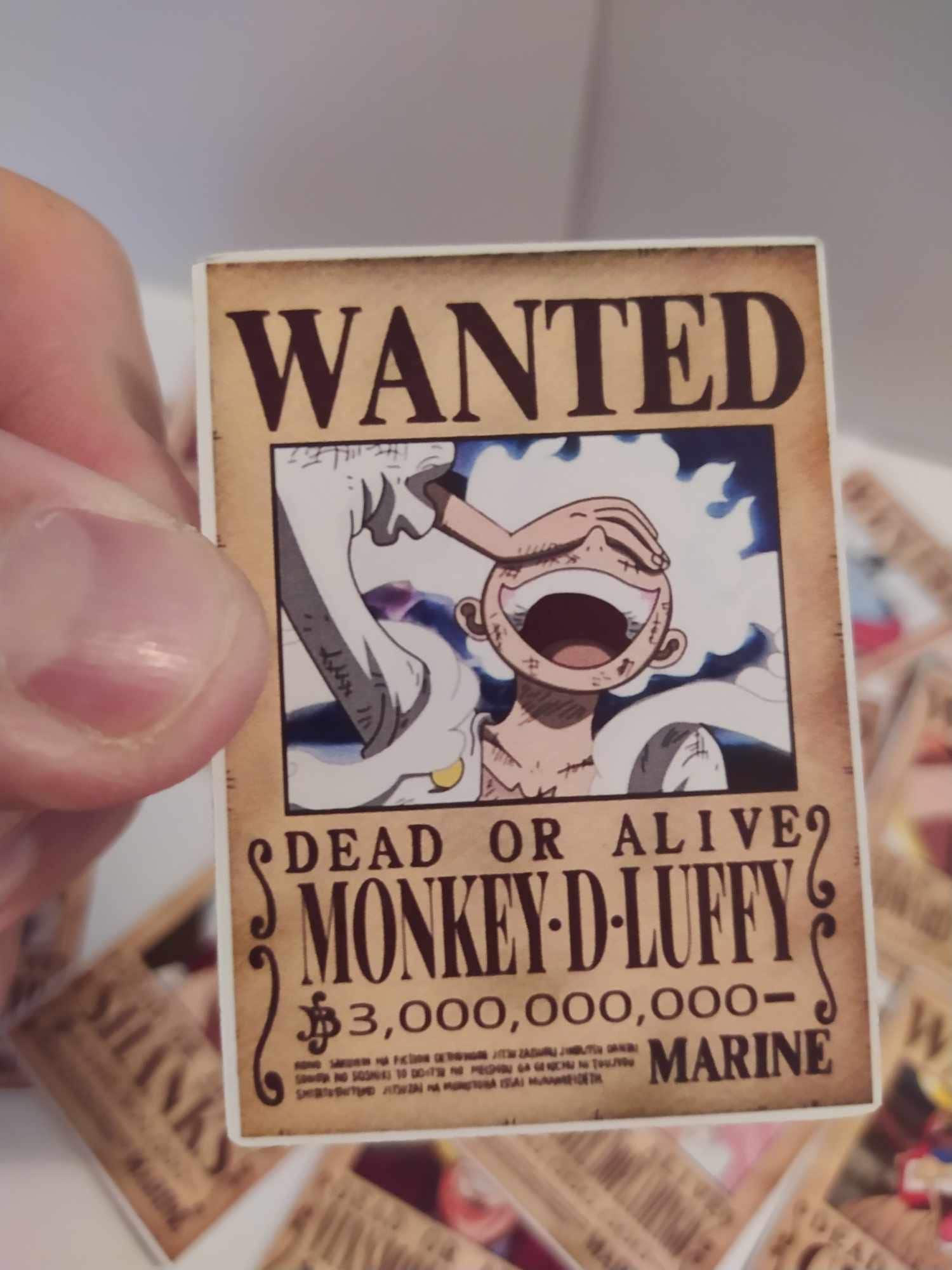 One Piece Wanted Stickers Bundle - Etsy