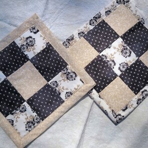 Patchwork Hot Pads, Set of 2 - Etsy