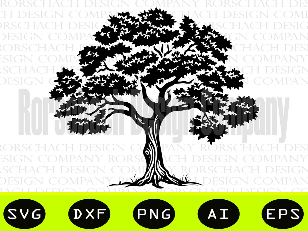 Oak Tree Svg, Oak Tree Clipart, Tree Svg, Red Oak Svg, Nature Svg, Oak ...