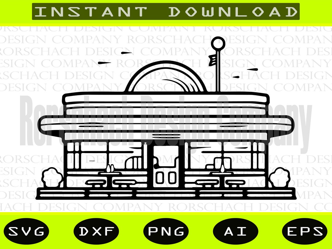 50s Diner Svg 50s Diner Clipart Diner Svg Food Svg - Etsy Australia