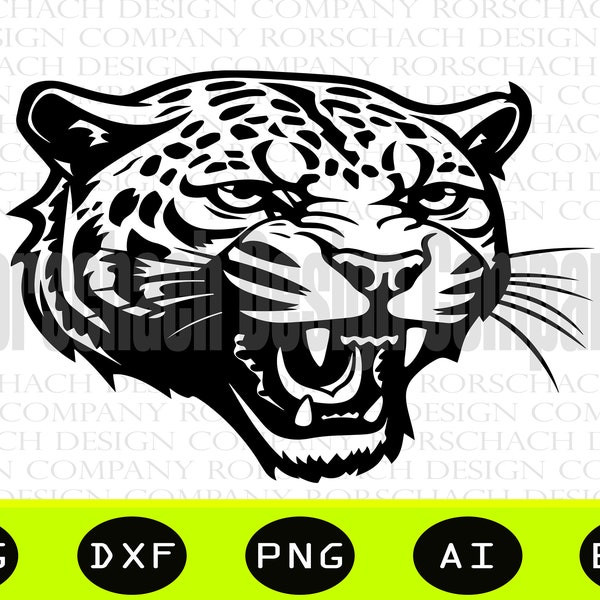 Jaguar Vector Svg - Etsy