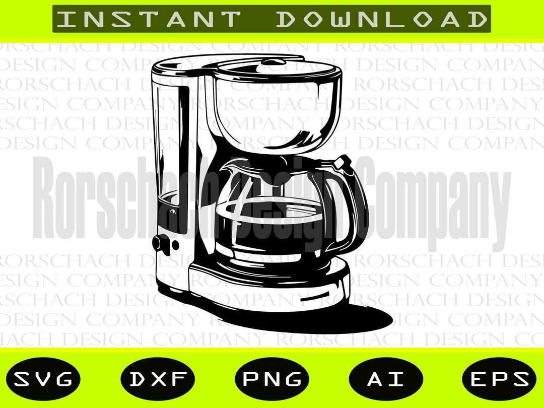 Cafetière Svg, Cafetière Clipart, Café Svg, Cafetière Svg, boisson svg ...
