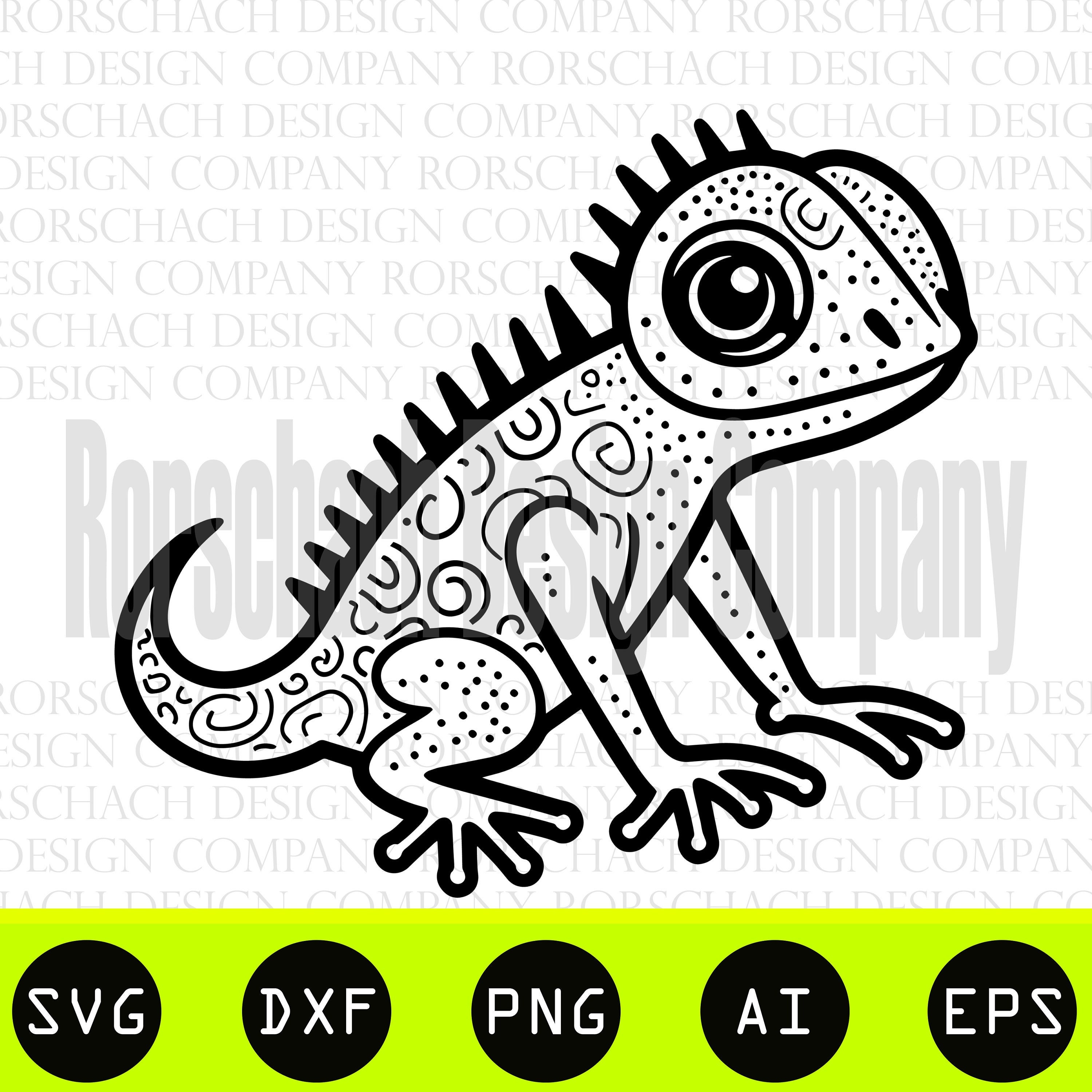 Lizard Svg Lizard Clipart Lizard Svg Reptile Svg Tribal - Etsy