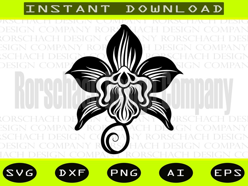 Orchid Svg Orchid Clipart Rare Flower Svg Tropical Plant - Etsy UK
