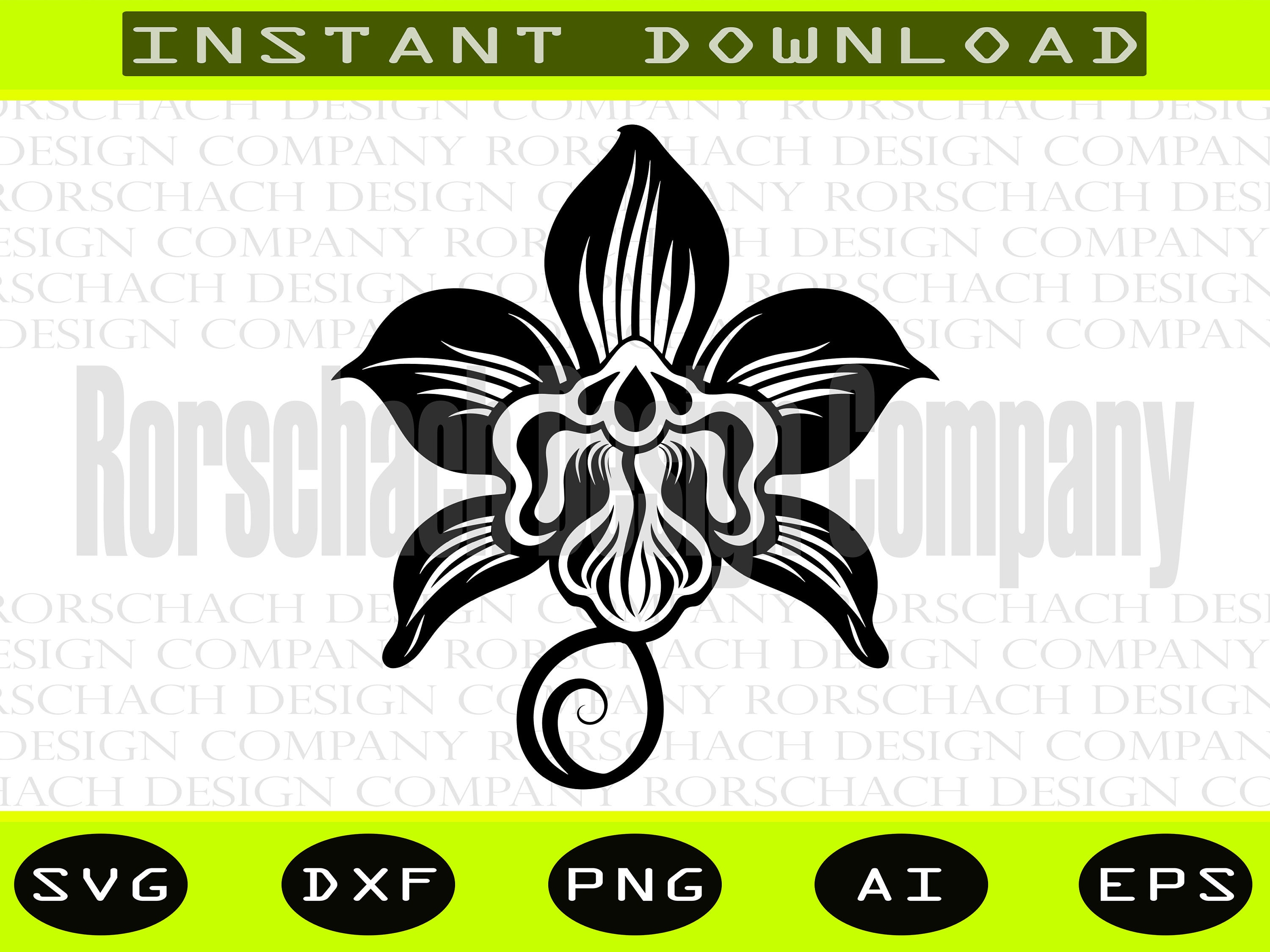 Orchid Svg Orchid Clipart Rare Flower Svg Tropical Plant - Etsy UK