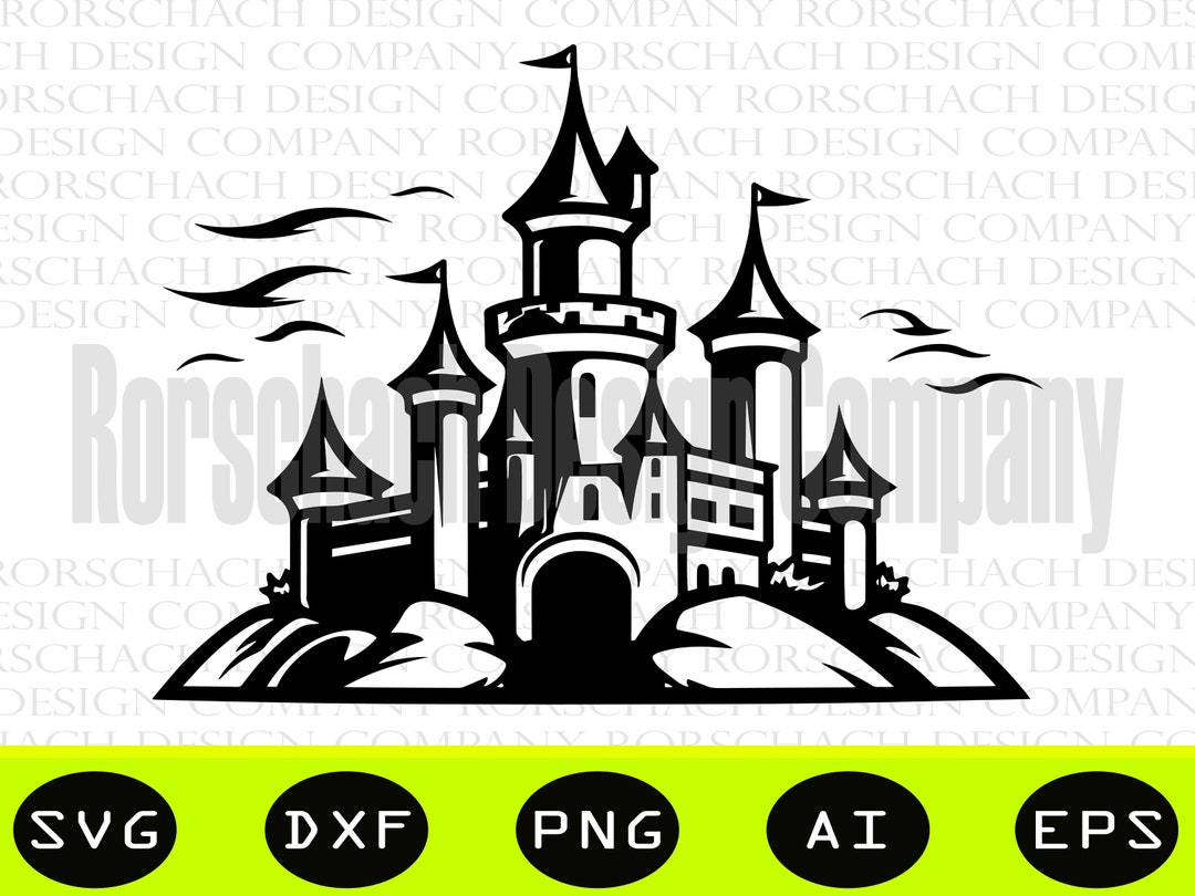 Castle Svg Castle Clipart Fantasy Svg England Svg Castle - Etsy UK