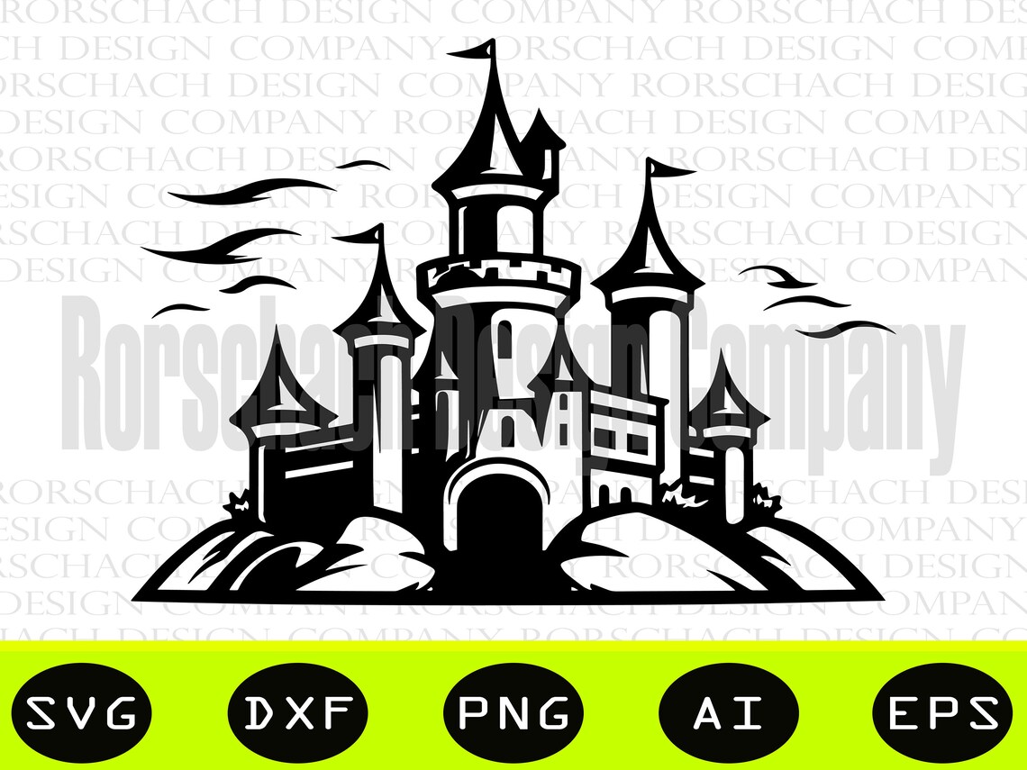 Castle Svg Castle Clipart Fantasy Svg England Svg Castle - Etsy UK