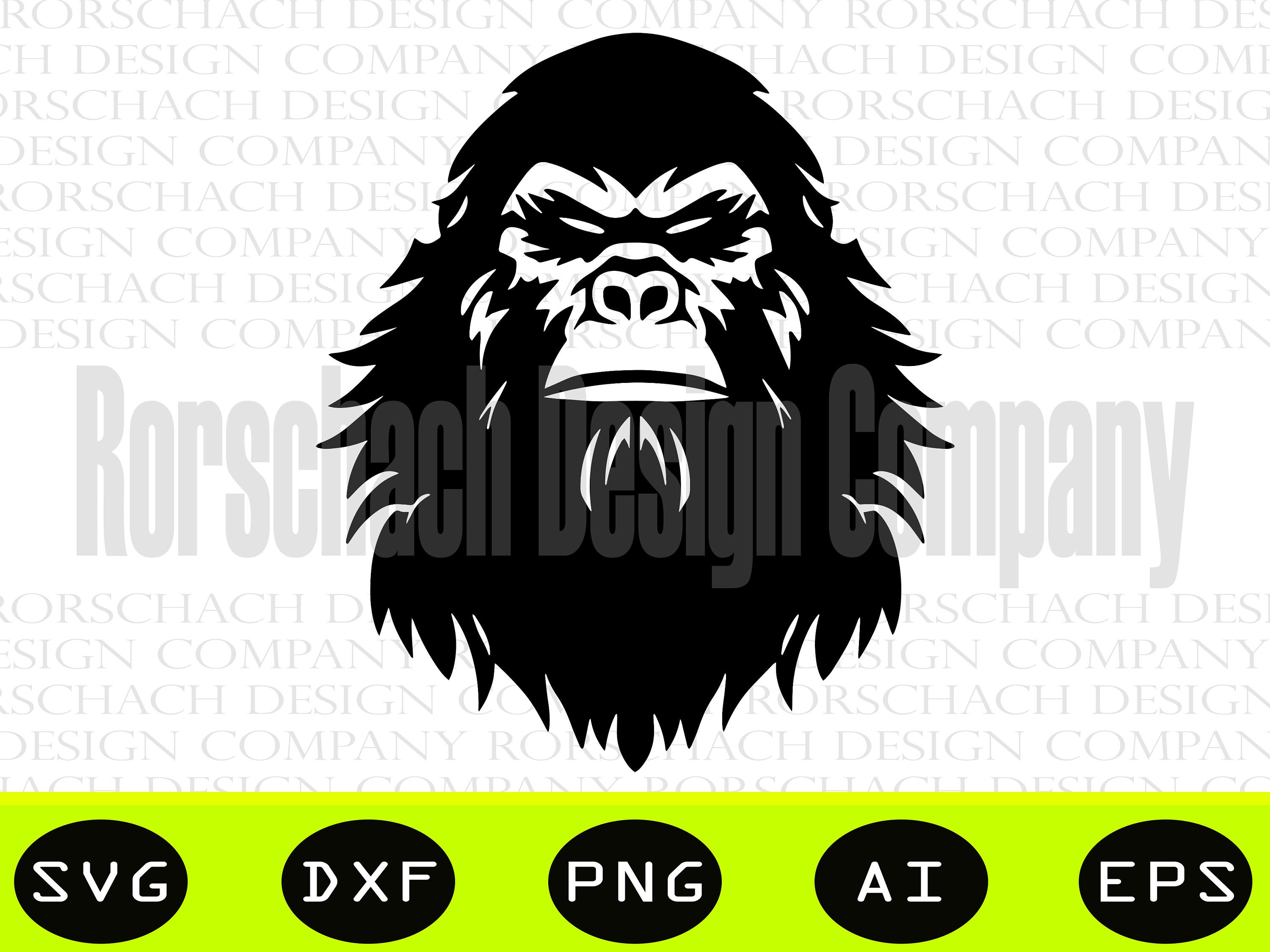 Sasquatch Svg Sasquatch Clipart Bigfoot Svg Yeti Svg - Etsy