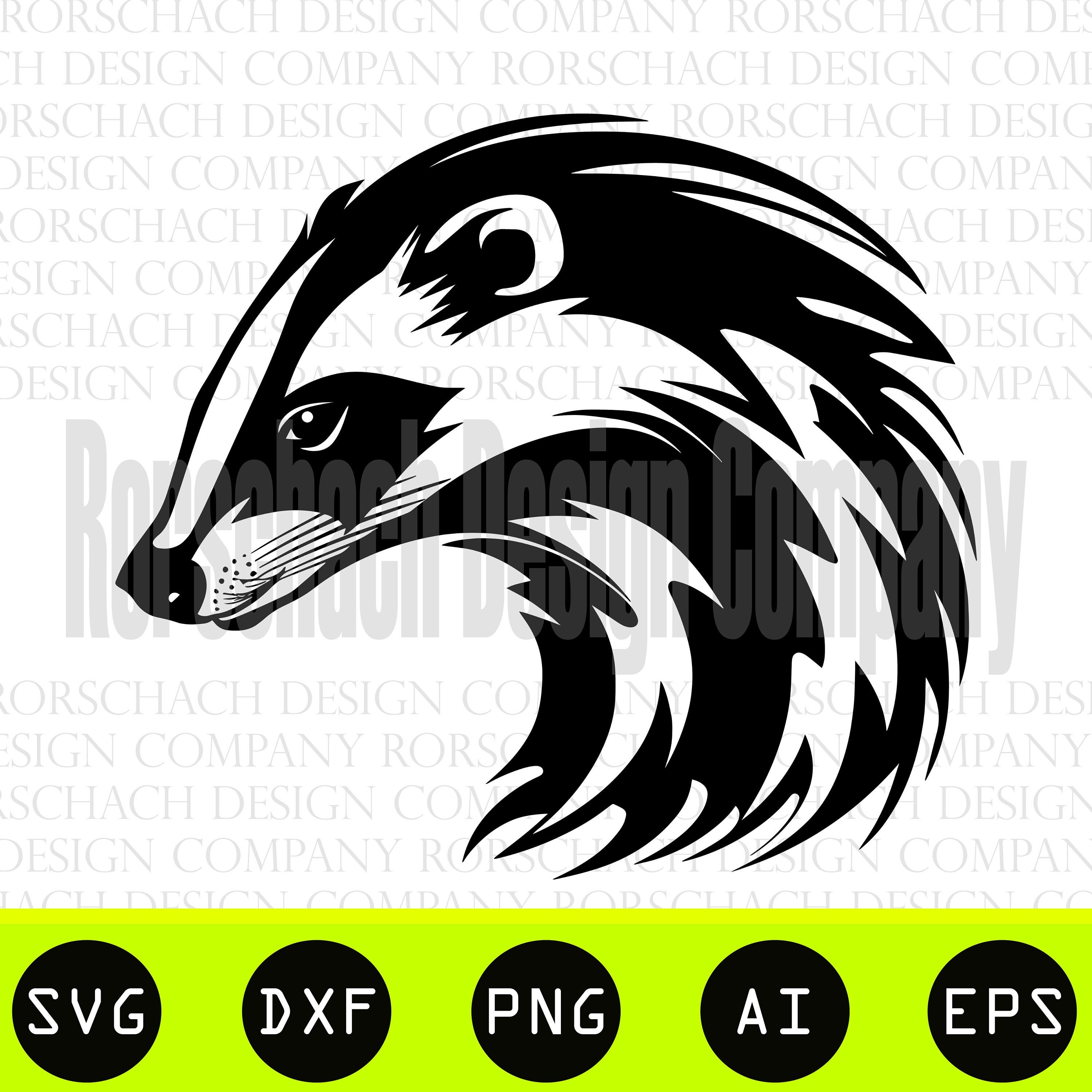 Badger Svg Badger Clipart Badger Svg Animal Svg Badger - Etsy