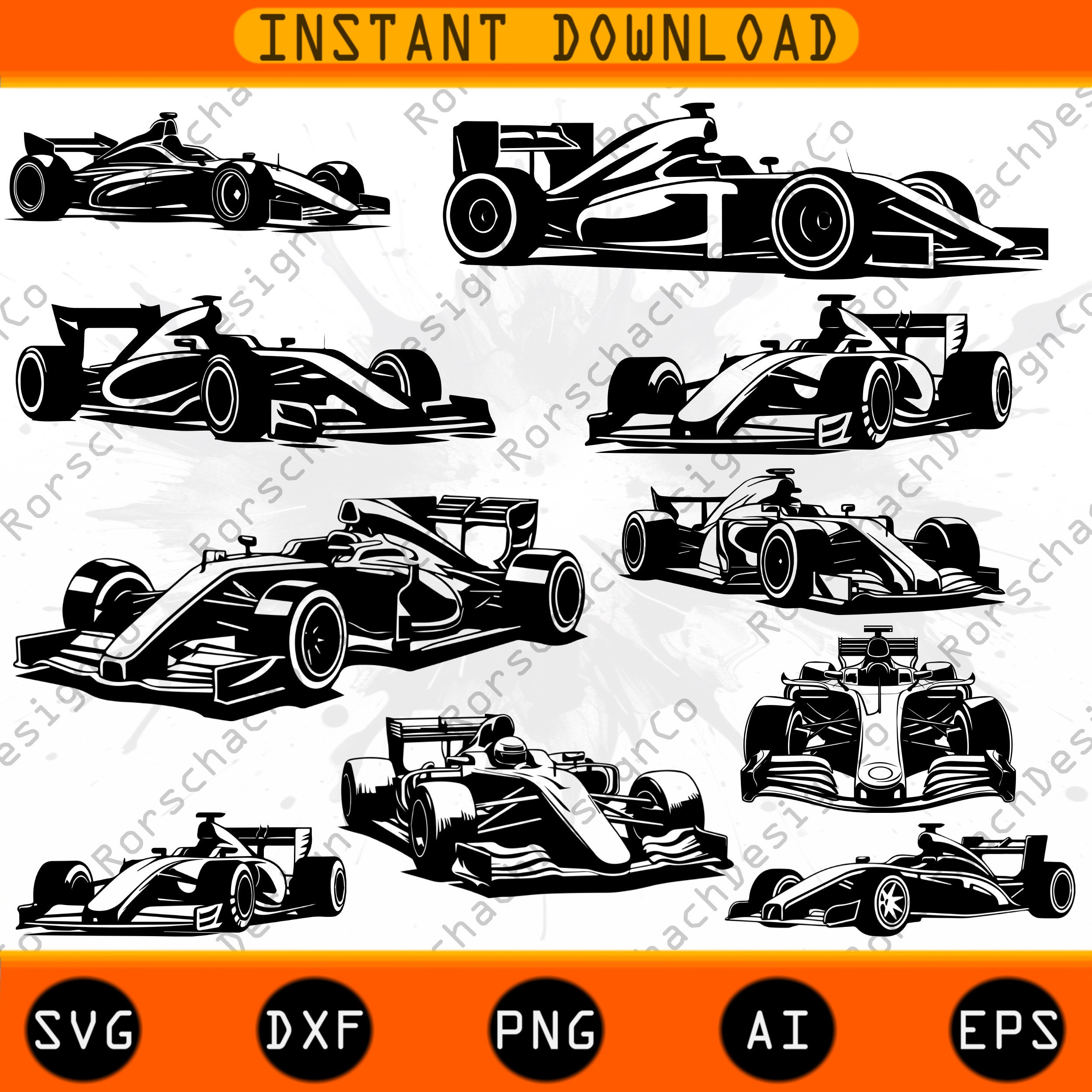 Formel 1 Wagen Clipart Flowers