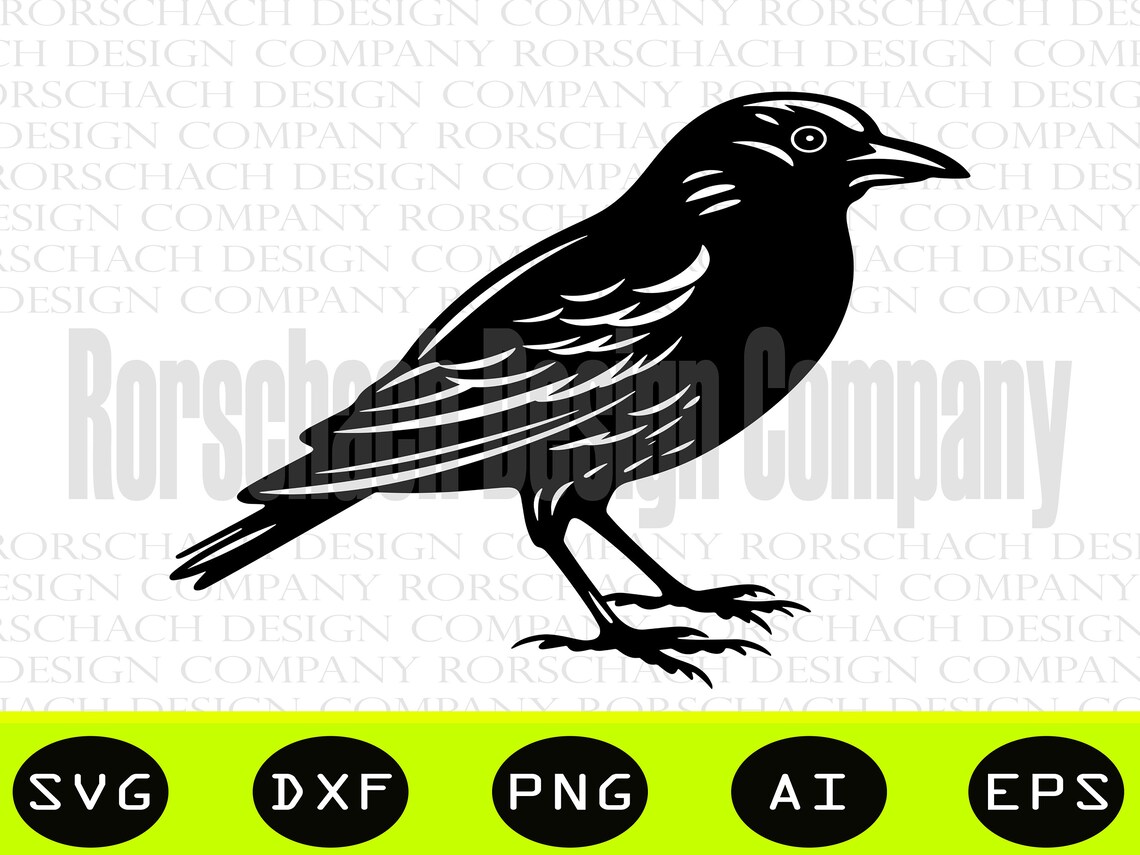 Crow Svg Crow Clipart Bird Svg Raven Svg crow svg Crow - Etsy México