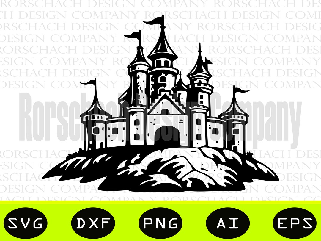 Castle Svg Castle Clipart Fantasy Svg England Svg Castle - Etsy Canada