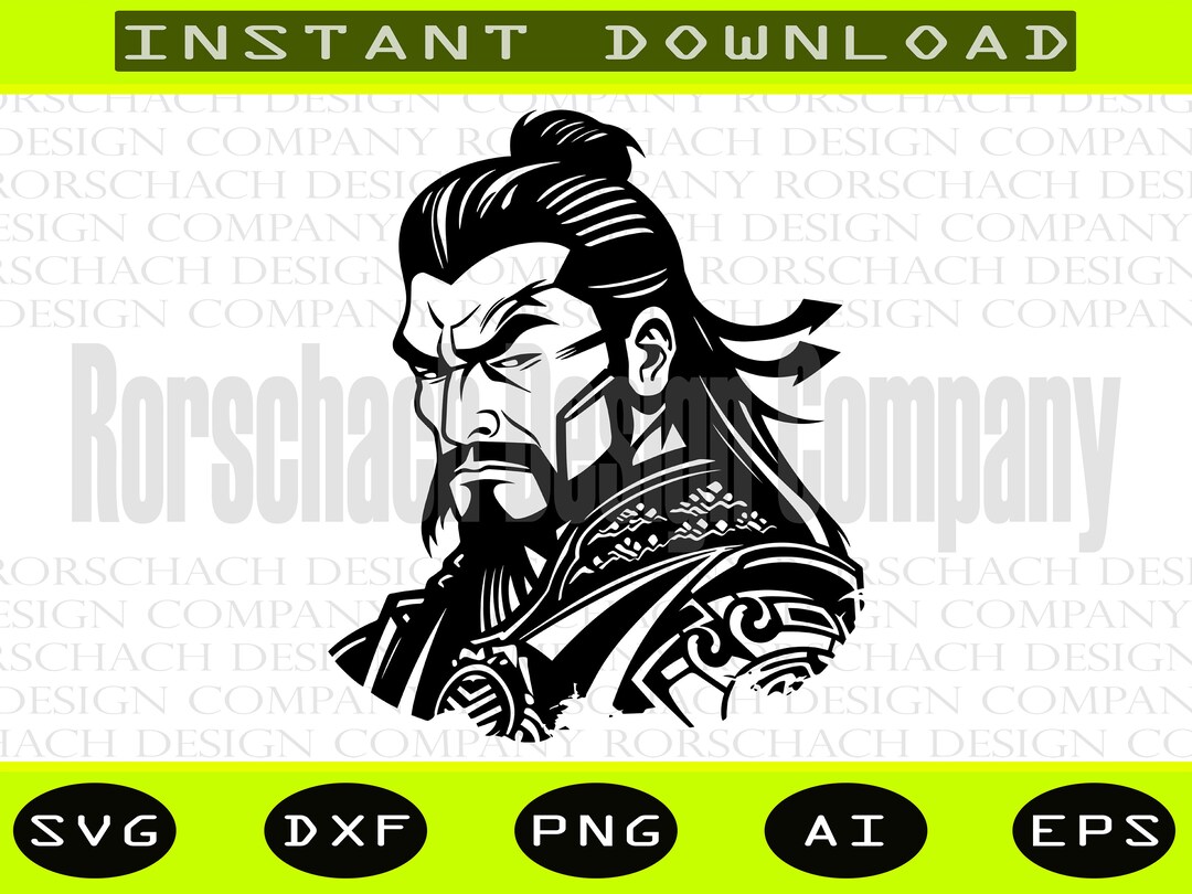 Samurai Svg, Samurai Clipart, Japan Svg, Ninja Svg, samurai stencil ...