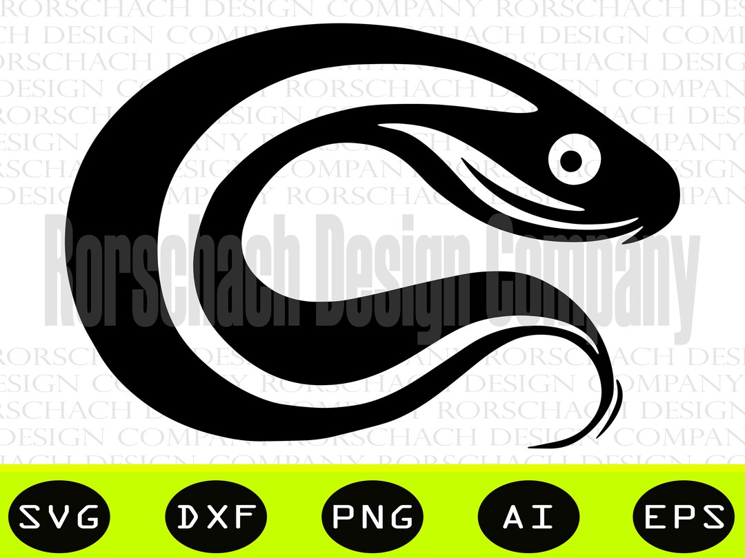 Eel Svg Eel Clipart Ocean Life Svg Sea Creature Svg - Etsy