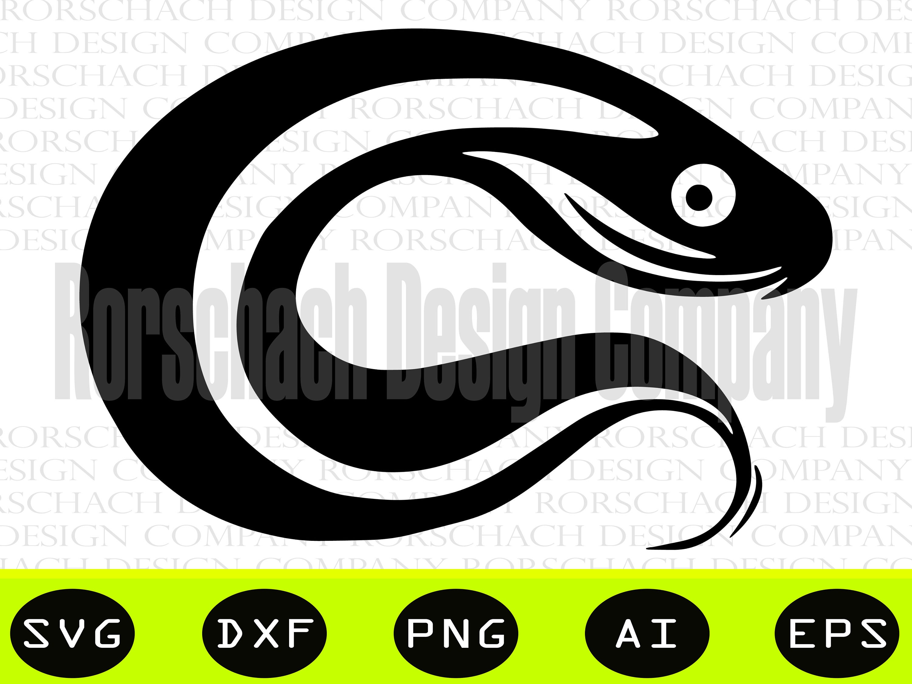 Eel Svg Eel Clipart Ocean Life Svg Sea Creature Svg - Etsy