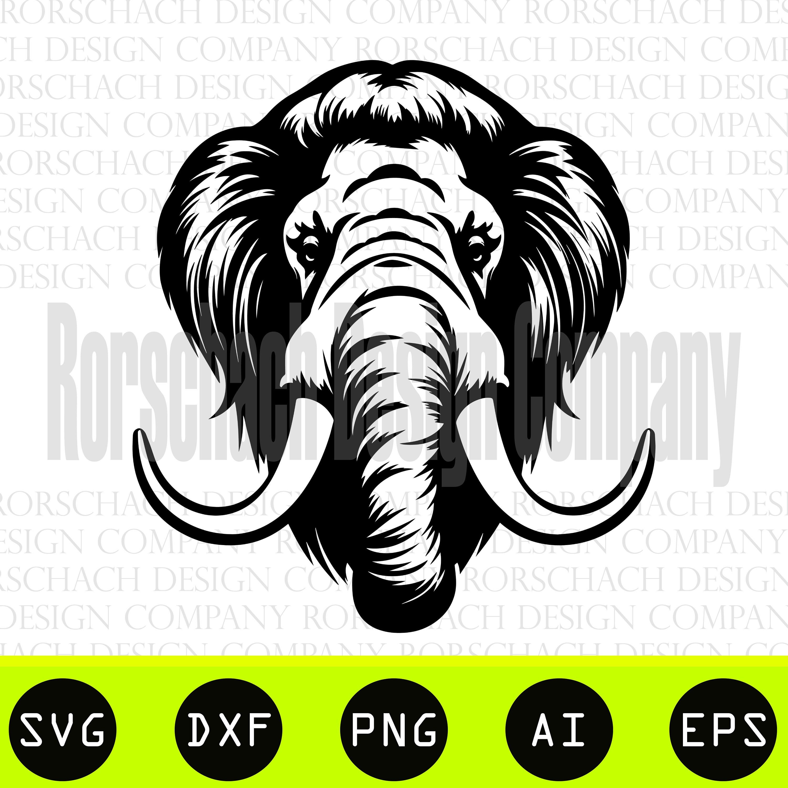 Mammouth Svg Clipart mammouth Svg préhistorique Tusk Svg - Etsy France