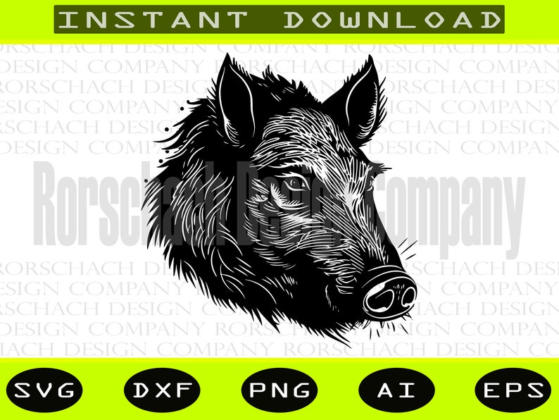Wild Boar Svg, Wild Boar Clipart, Pig Svg, Hog Svg, Wild Hog Svg, Wild ...