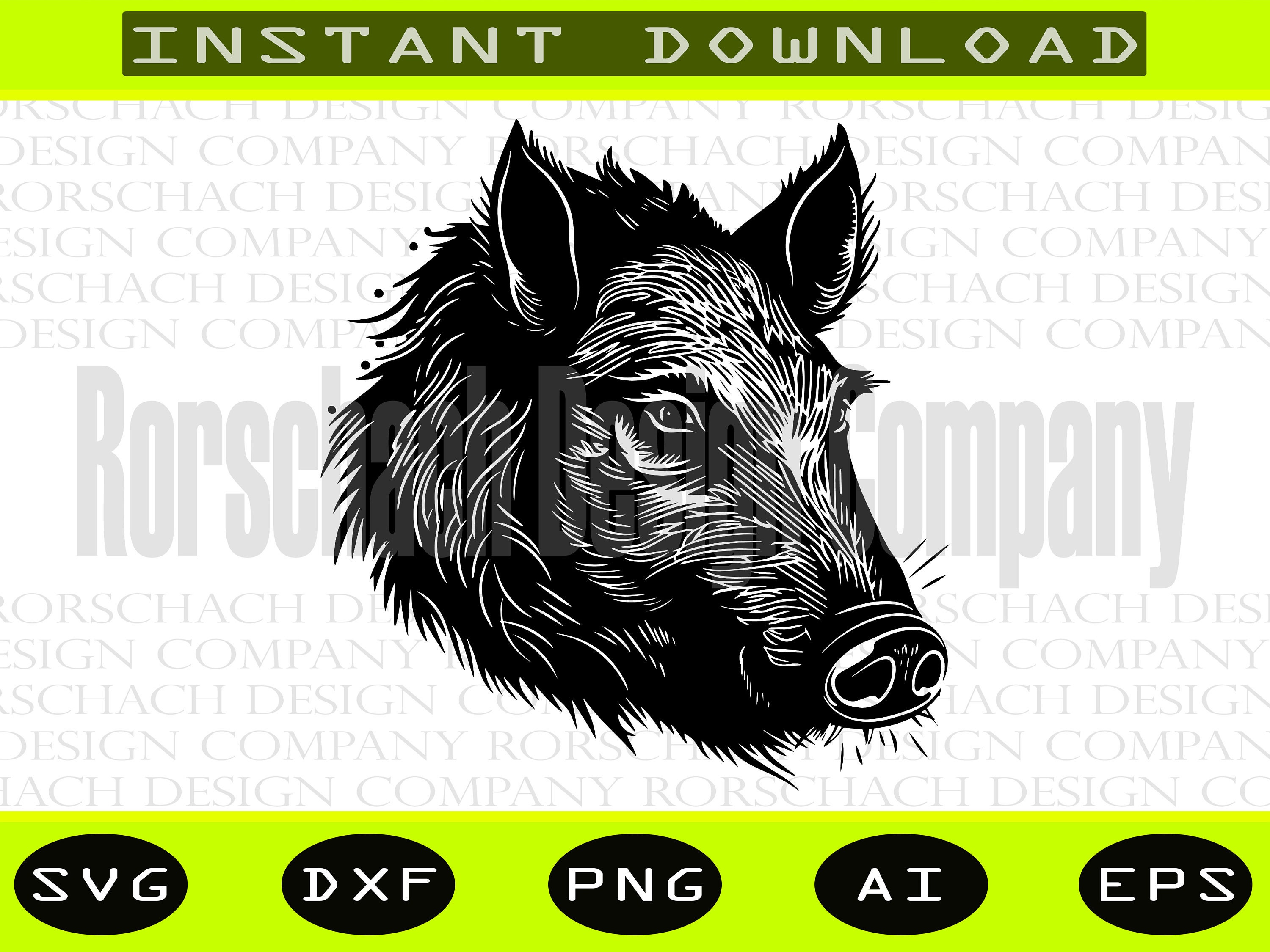 Wild Boar Svg, Wild Boar Clipart, Pig Svg, Hog Svg, Wild Hog Svg, Wild ...