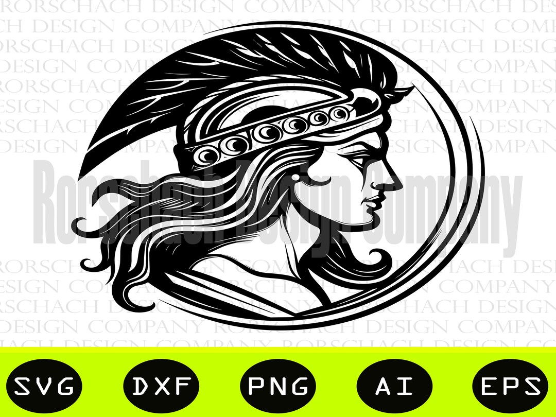 Athena Svg Athena Clipart Greek Svg Roman Svg Athena Svg - Etsy Canada