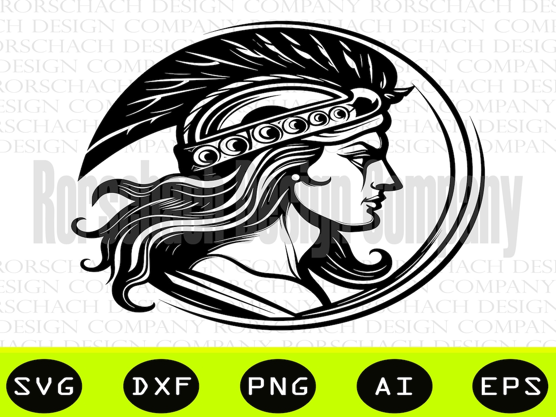 Athena Svg Athena Clipart Greek Svg Roman Svg Athena Svg - Etsy Canada