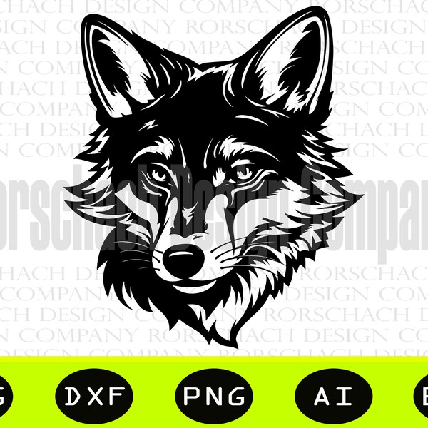 Fox Face Svg - Etsy