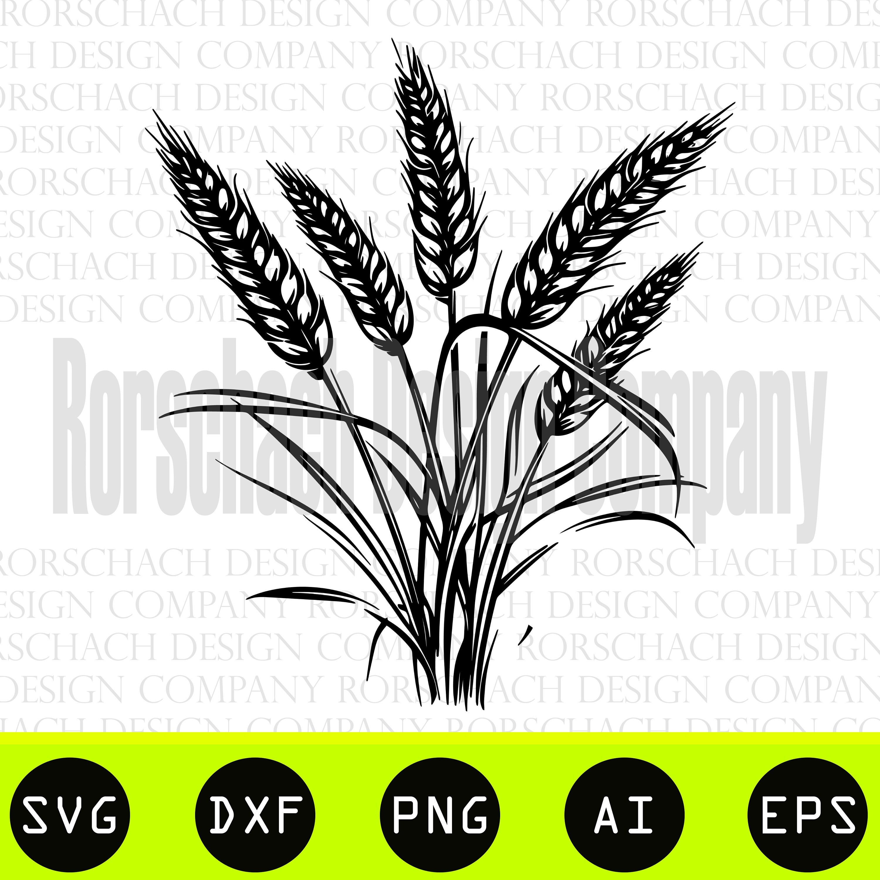 Svg de blé Clipart de blé Svg de blé Svg de plante - Etsy France