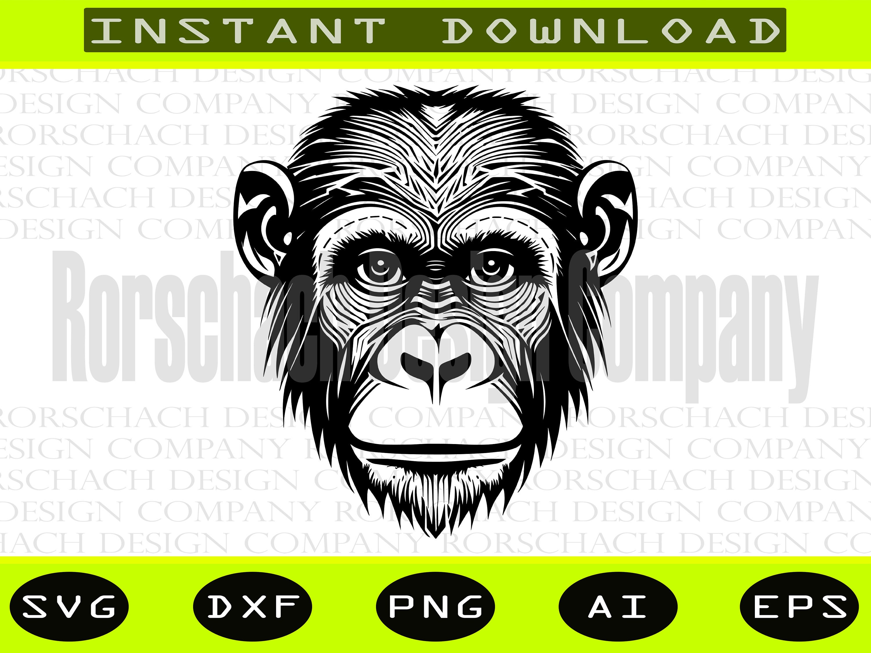 Chimp Svg, Chimp Clipart, Primate Svg, Monkey Svg, Chimp Svg, Chimp ...