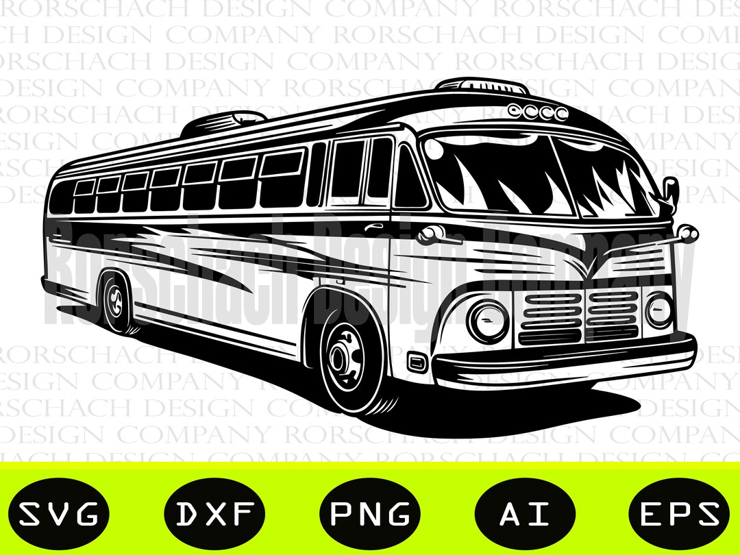 Old Bus Svg Old Bus Clipart Travel Svg Adventure Svg old - Etsy España