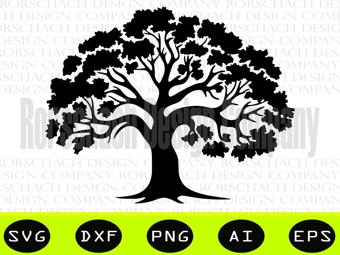 Oak Tree Svg, Oak Tree Clipart, Tree Svg, Red Oak Svg, Nature Svg, Oak ...