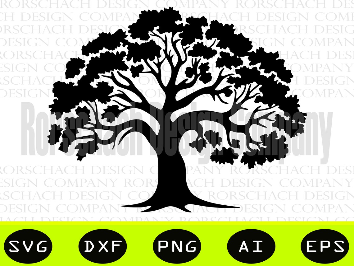 Oak Tree Svg, Oak Tree Clipart, Tree Svg, Red Oak Svg, Nature Svg, Oak ...