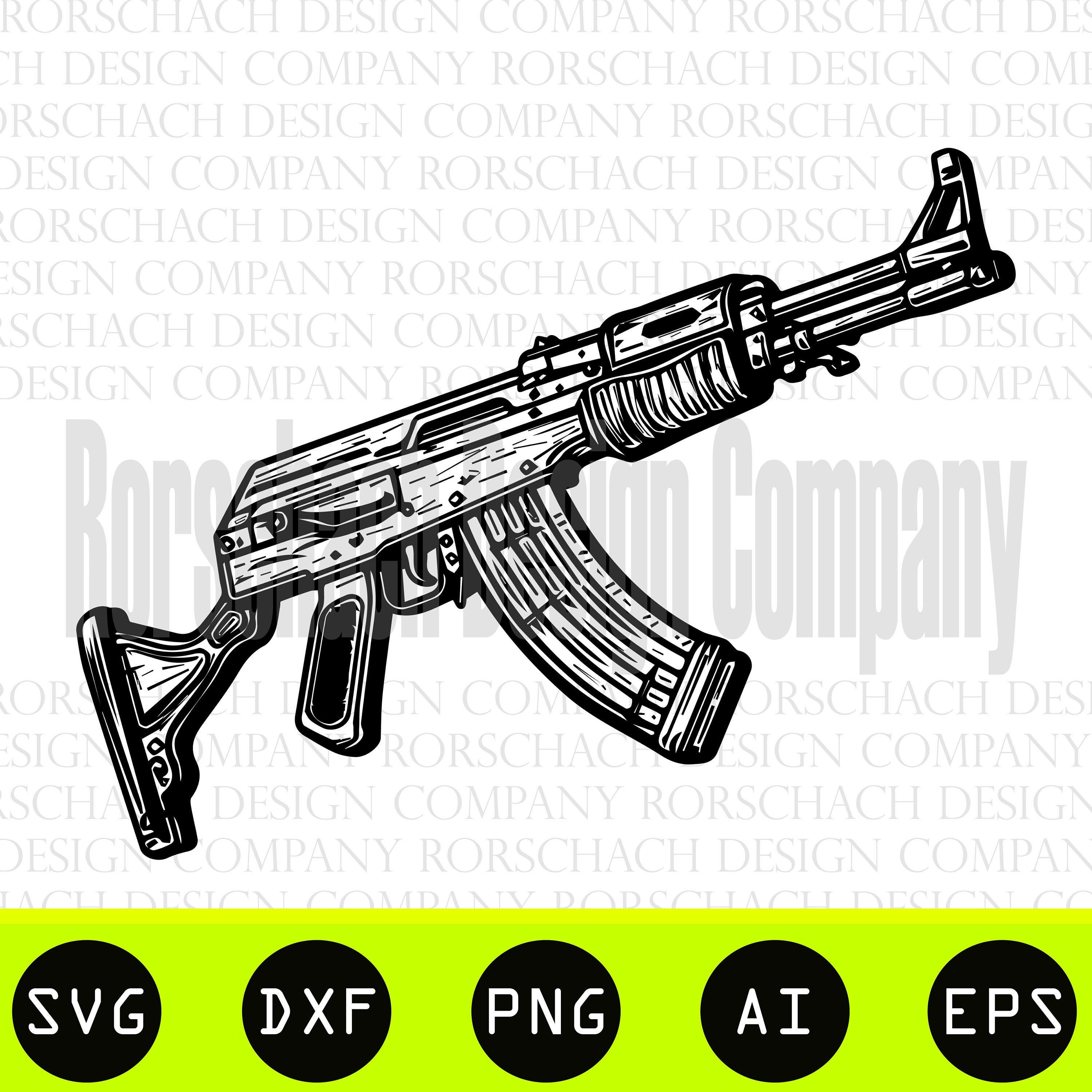 Gun Svg Gun Clipart Rifle Svg Machine Gun Svg Gun Svg Gun - Etsy