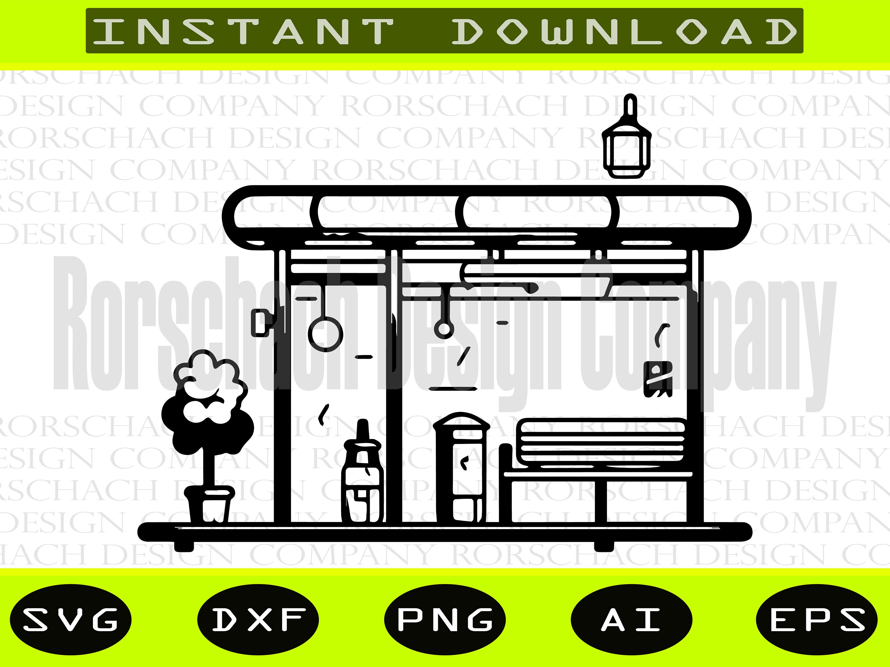 Bus Stop Svg Bus Stop Clipart Bus Svg City Svg - Etsy Australia