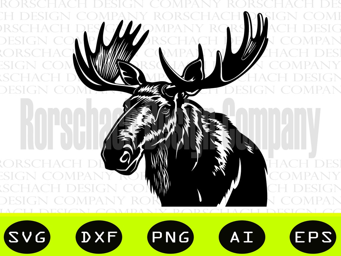 Moose Svg Moose Clipart Moose Svg Moose Svg Moose Svg - Etsy