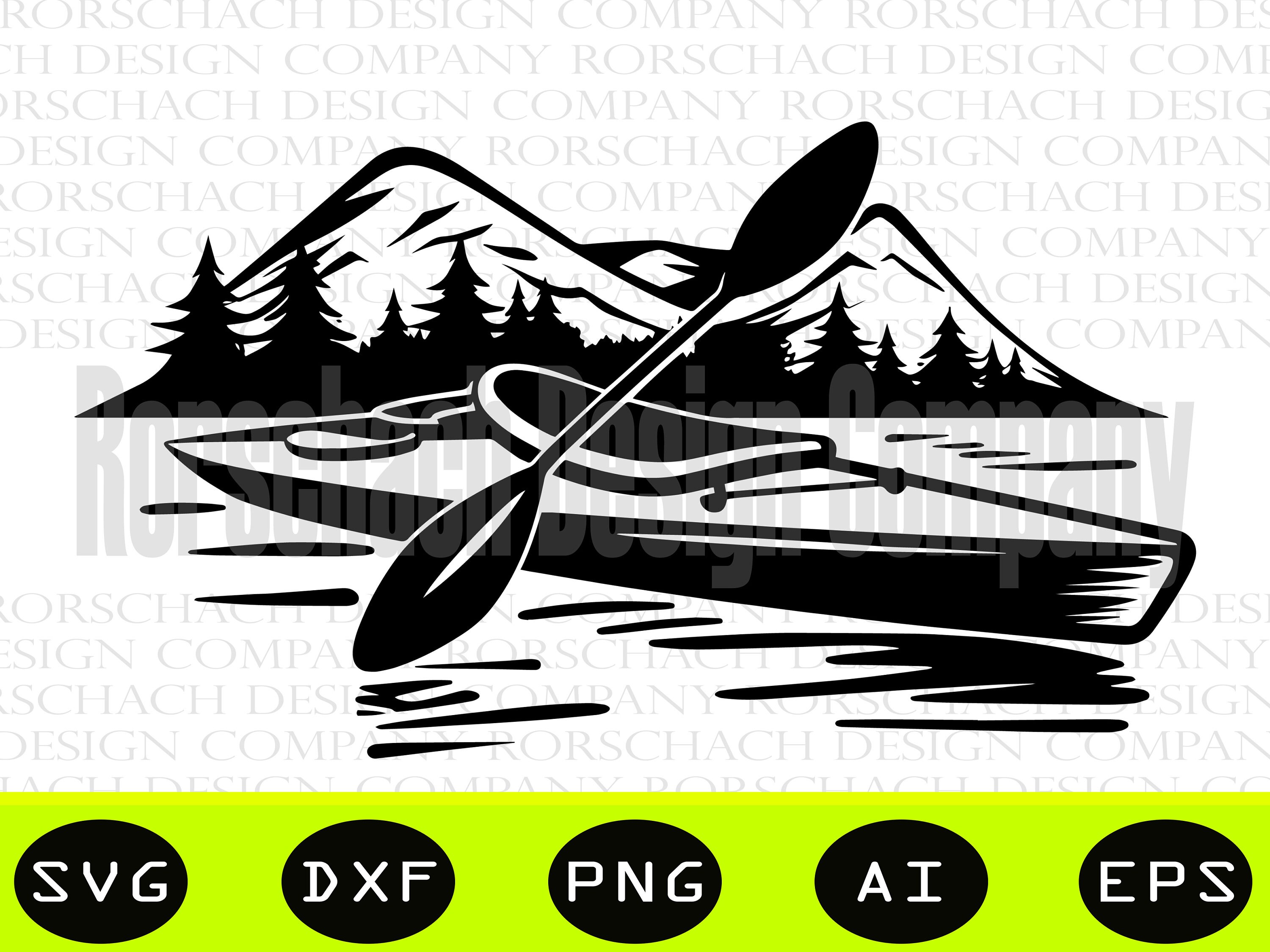 Kayak Svg Imágenes Prediseñadas de Kayak Svg al aire libre - Etsy México