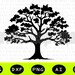 Oak Tree Svg, Oak Tree Clipart, Tree Svg, Red Oak Svg, Nature Svg, Oak ...