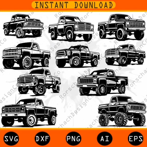 Lifted Trucks - Etsy