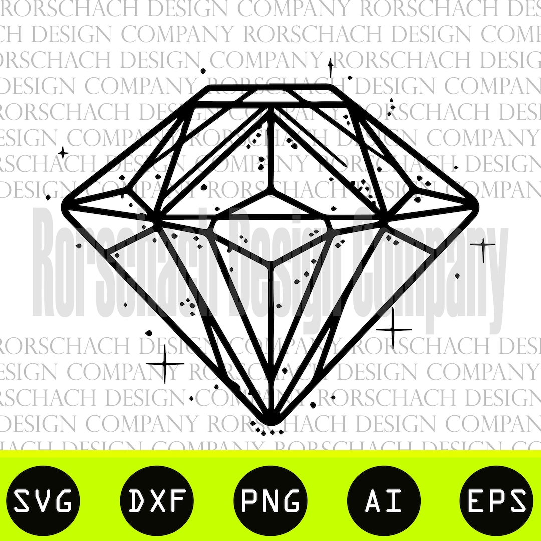 Diamond Svg Diamond Clipart Diamond Svg Gemstone Svg Stone - Etsy