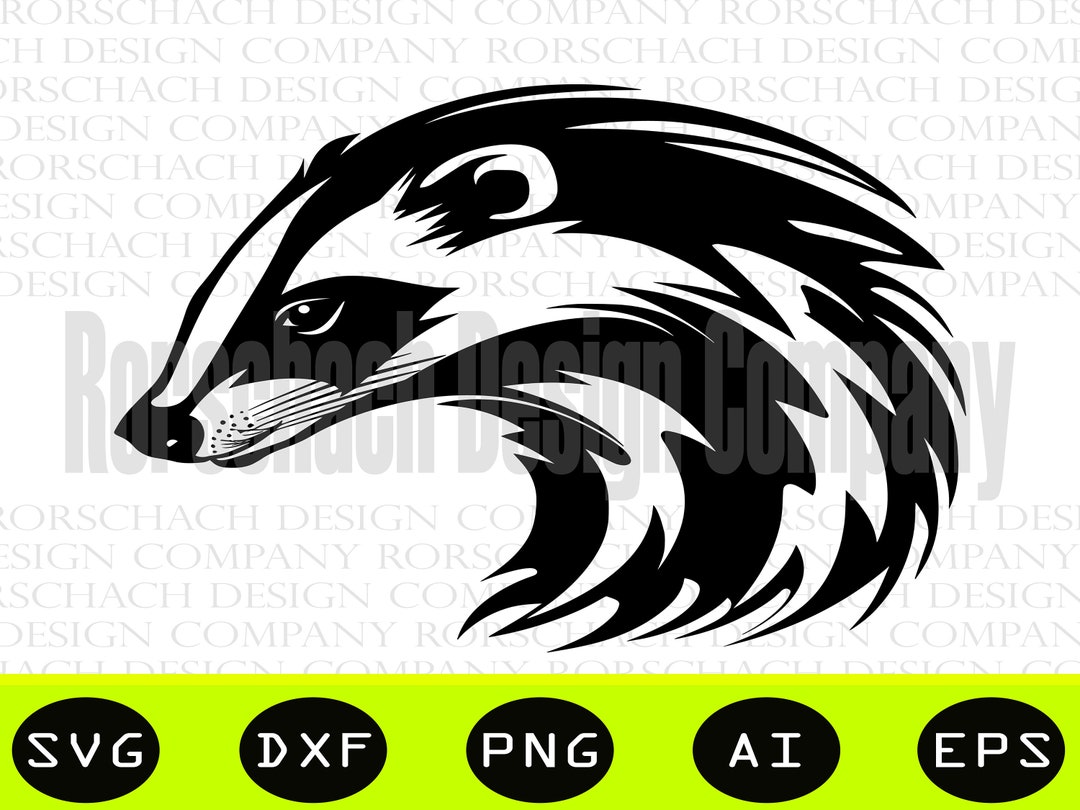 Badger Svg, Badger Clipart, Badger Svg, Animal Svg, Badger Svg, Badger ...