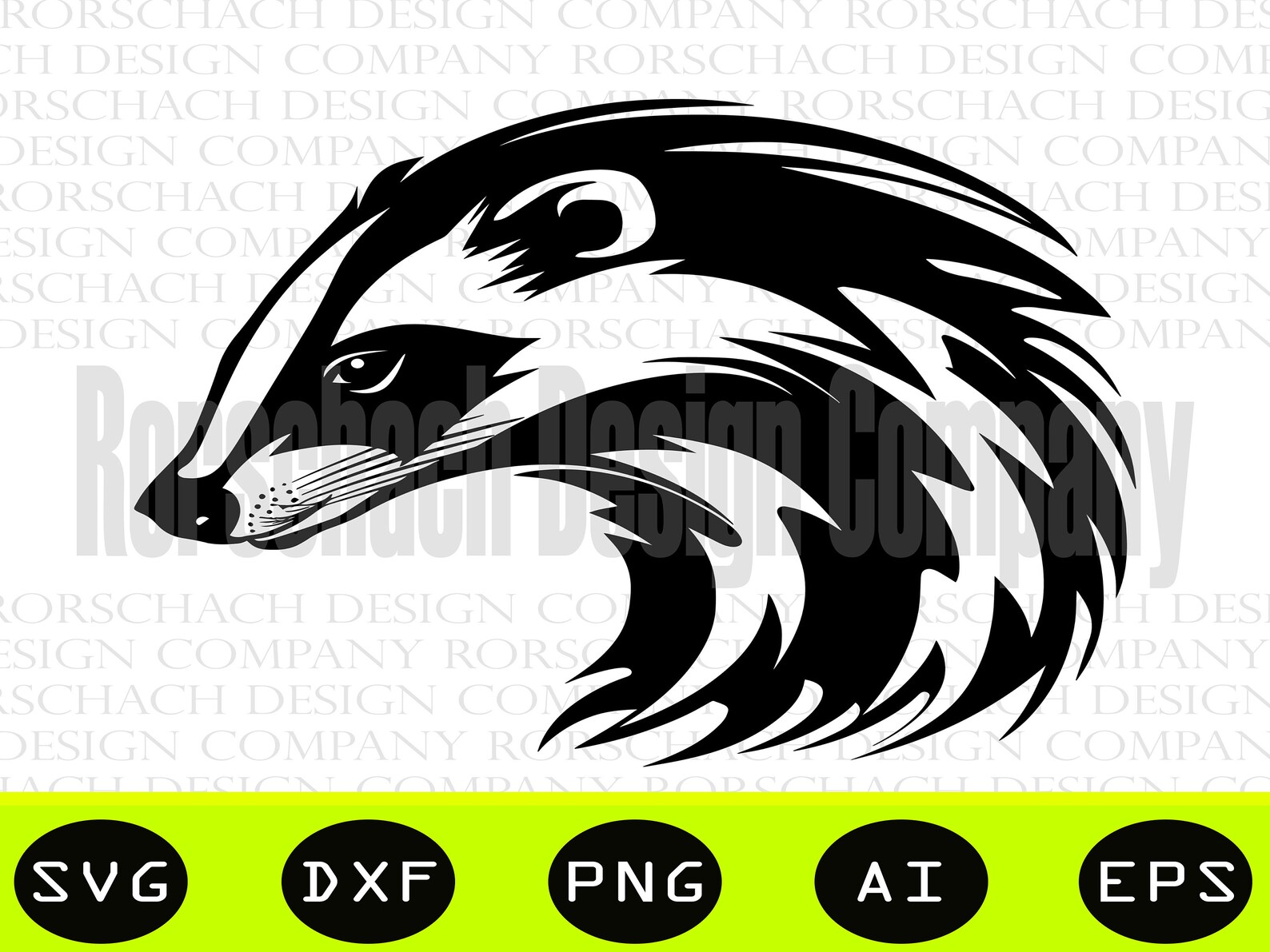 Badger Svg, Badger Clipart, Badger Svg, Animal Svg, Badger Svg, Badger ...