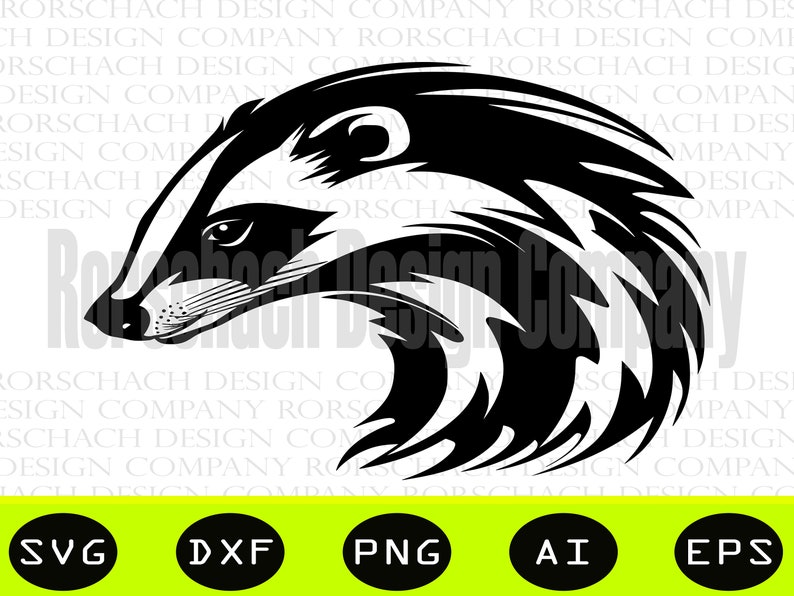 Badger Svg, Badger Clipart, Badger Svg, Animal Svg, Badger Svg, Badger ...