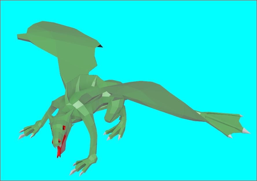 Gargoyle Papercraft, Digital Template, Origami, PDF Download DIY, Low ...