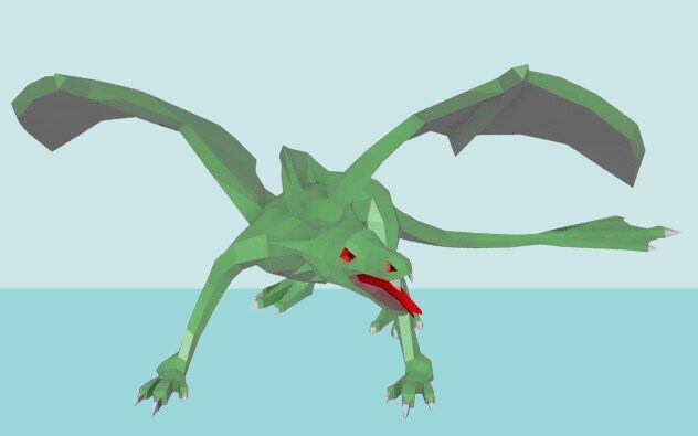 Gargoyle Papercraft, Digital Template, Origami, PDF Download DIY, Low ...