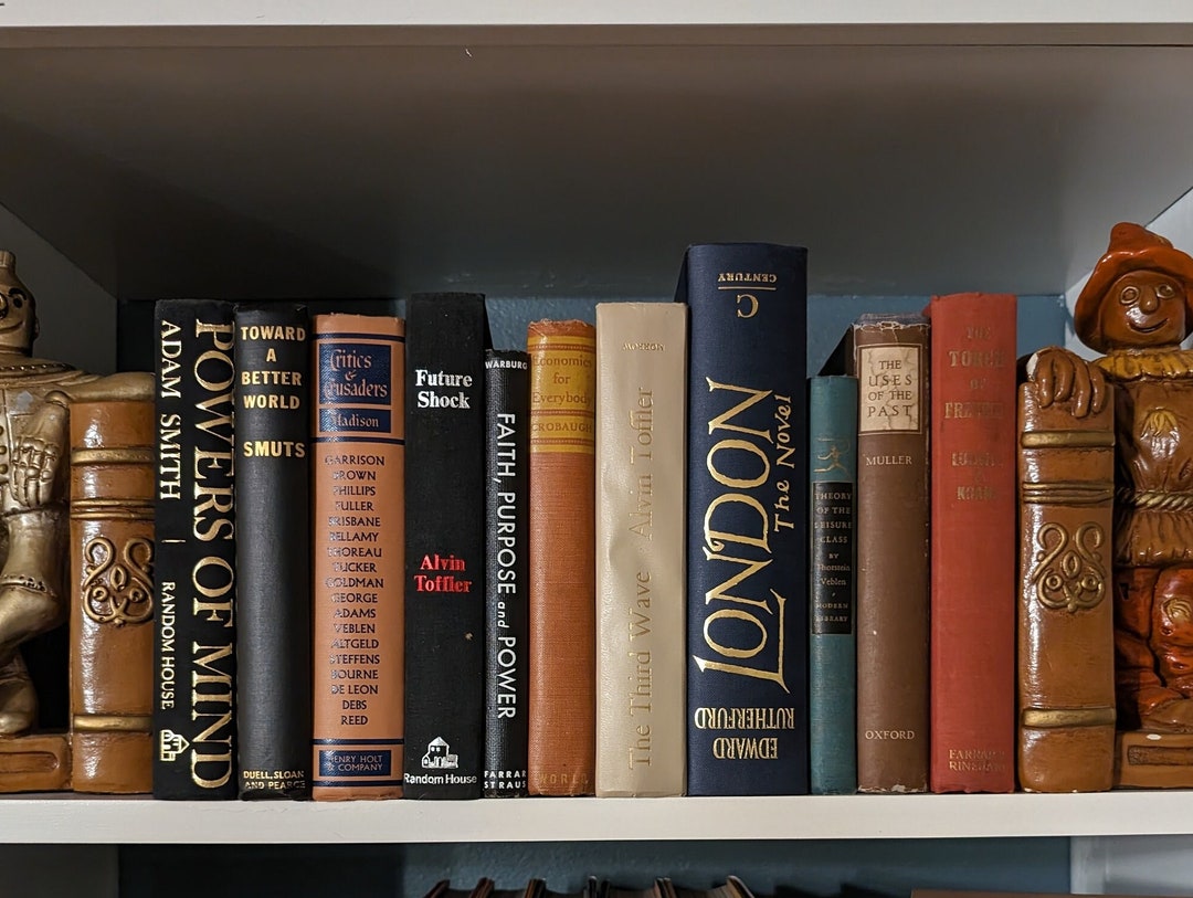 Vintage Hardback Book Stack - Etsy