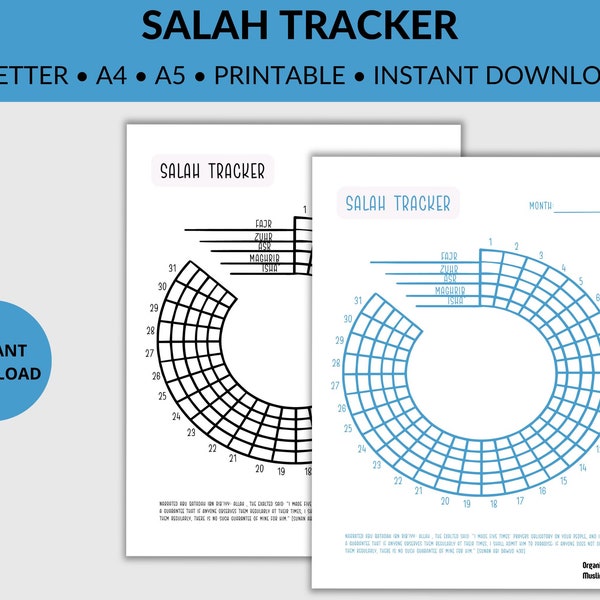 Salah Printable - Etsy