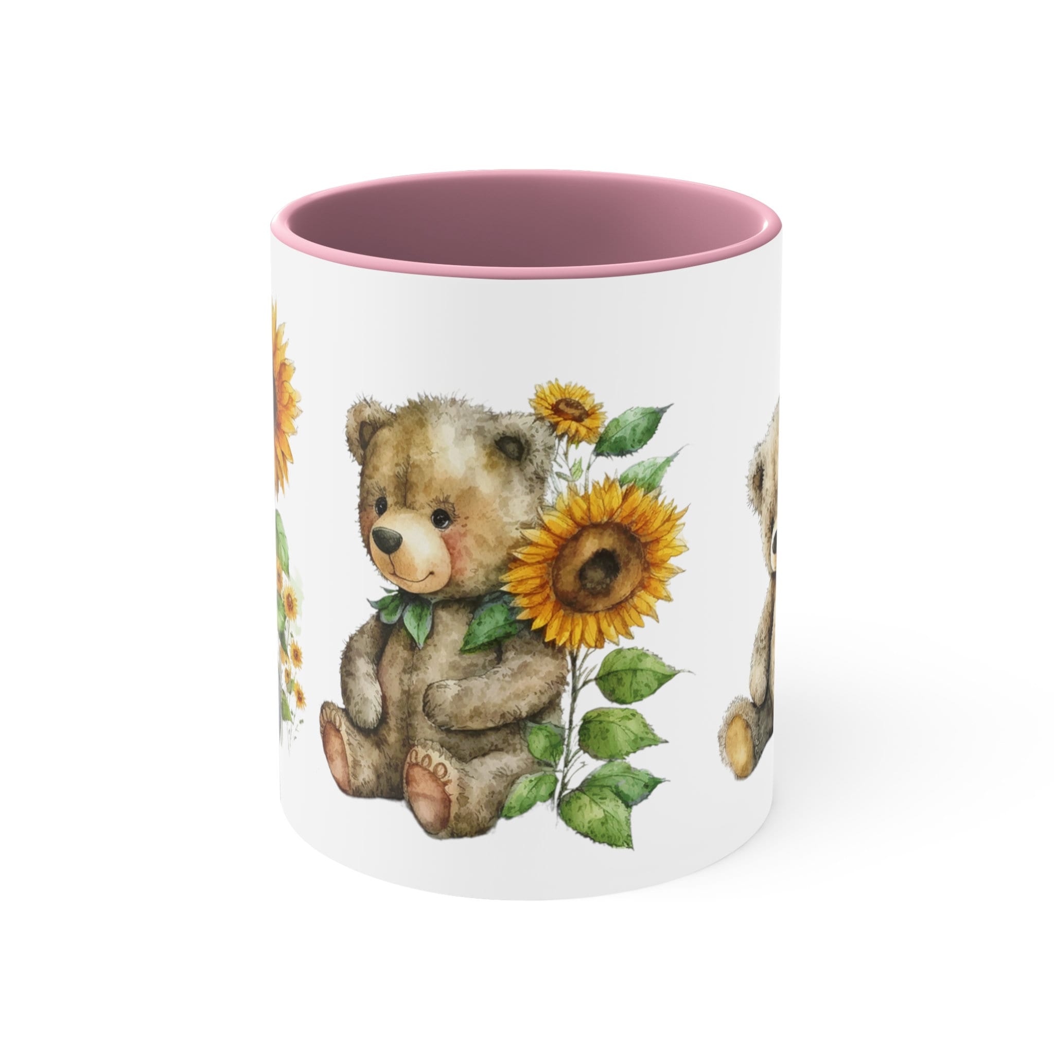 Watercolor Teddy Bear Mug Cute Teddy Bear Coffee Cup Cute - Etsy