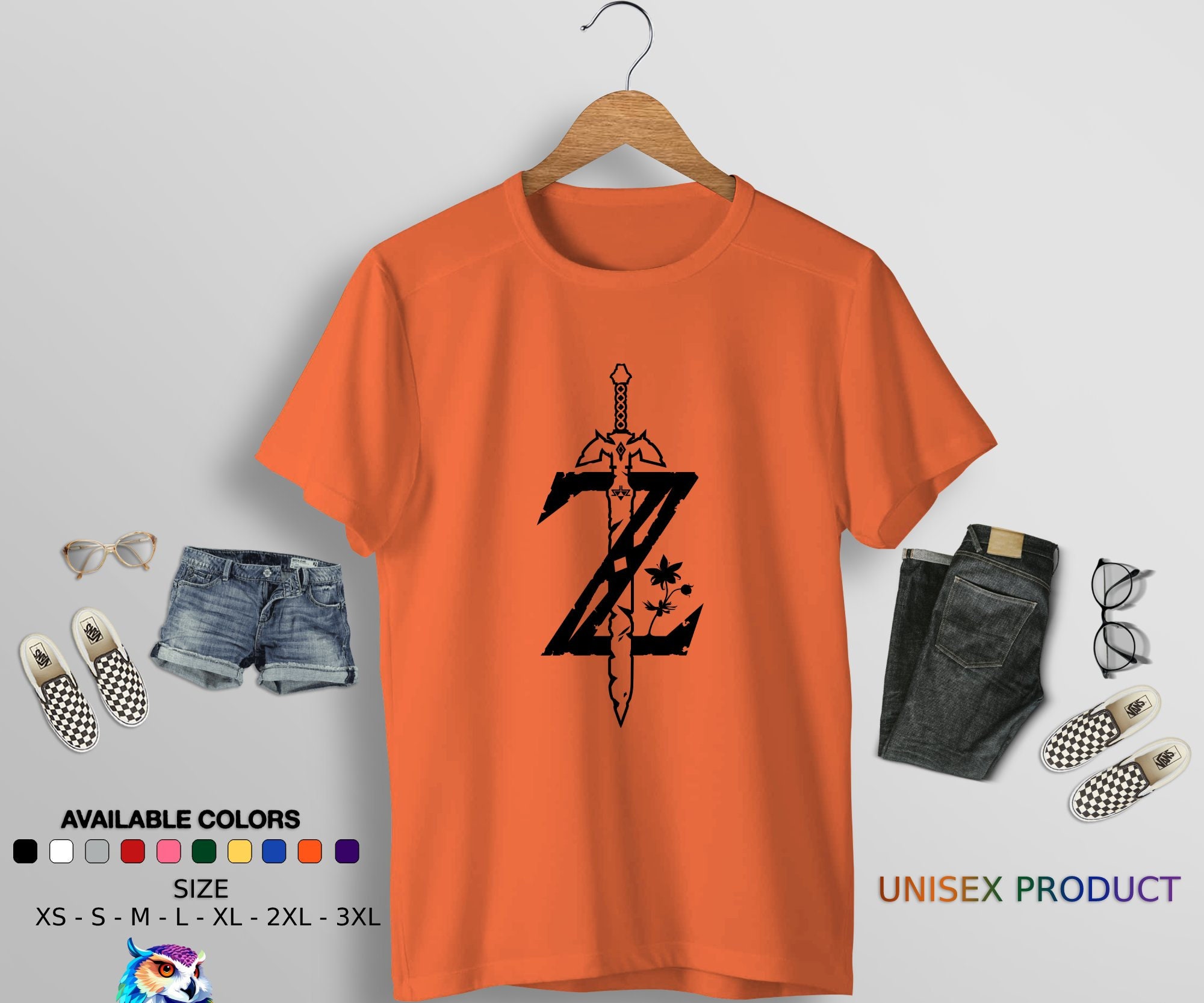 Zelda Breath of the Wild Logo Zelda Shirt Zelda Gift - Etsy