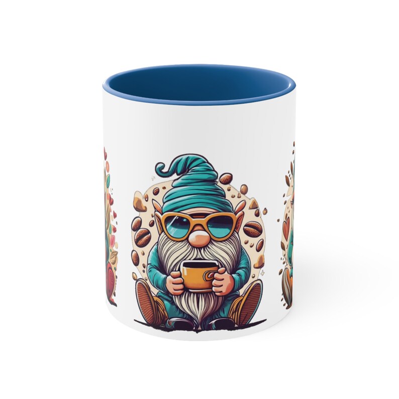 Funny Gnomes Mug, Funny Gnome Coffee Mug, Unique Gnome Art Mug, Gnome ...