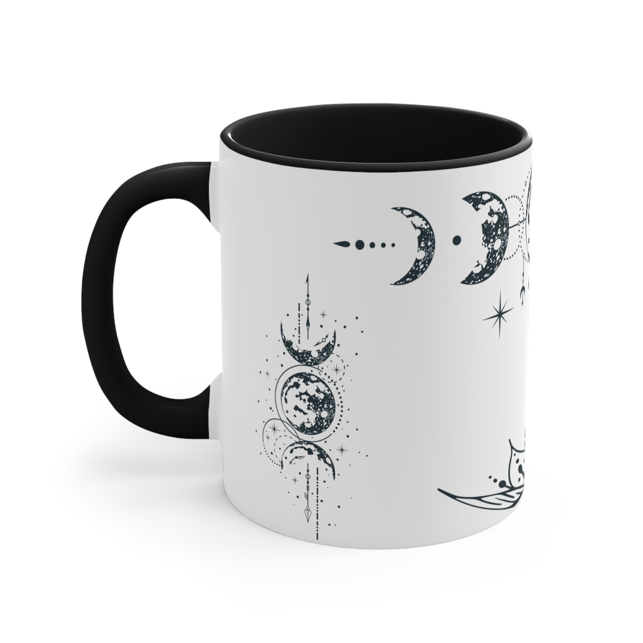 Mystic Moon and Sun Mug Whimsigoth Mystical Moon Phase Mug Moon Phase ...
