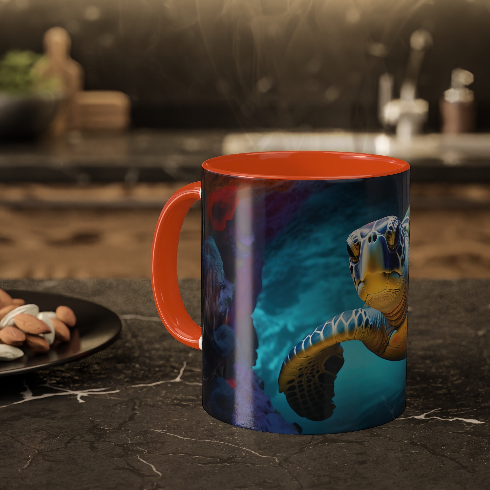 3D Turtle Mug Turtle Coffee Cup for Turtle Enthusiasts - Etsy
